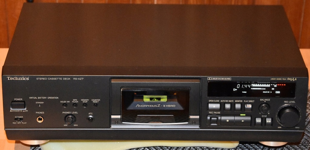 Magnetofon Deck Technics RS-AZ7 High-End idealny! - 11440212621 - oficjalne archiwum Allegro