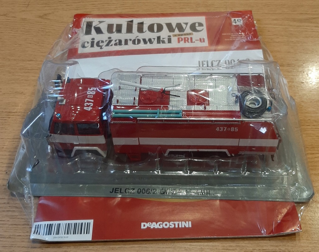 Jelcz 006/2 Straż Kultowe Ciężarówki PRL nr49 1:43 - 13475982344 - oficjalne archiwum Allegro