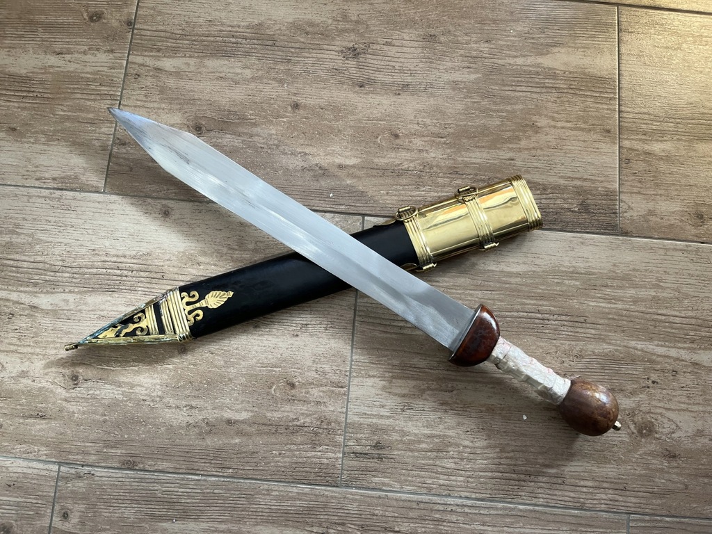 MIECZ RZYMSKI GLADIUS STALOWY Z POCH USZK BCM - 12732688674 - oficjalne ...