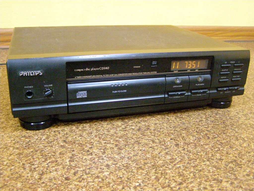 UNIKAT CD Player Philips CD140 - 7878828396 - oficjalne archiwum Allegro