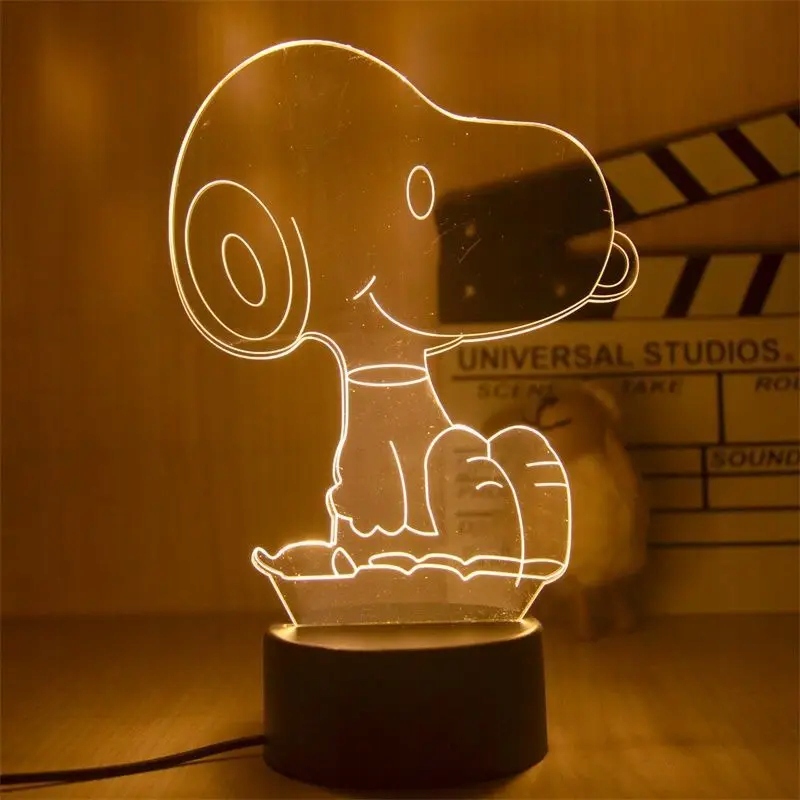 Snoopy Night Light Anime 3D Visual LED Figures - 14847806674 ...