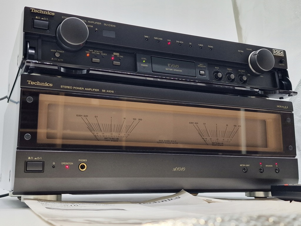 TECHNICS SU-C1010+SE-A1010 WZMACNIACZ UNIKAT TOP! - 13407328489 - oficjalne archiwum Allegro