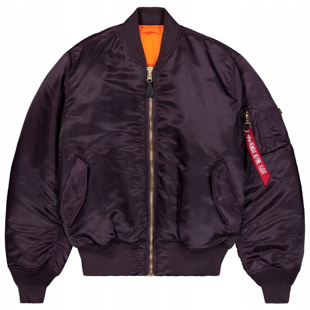 Kurtka Pilotka Wojskowa Flek Flyers Alpha Industries MA-1 Heritage Plum 3XL - 16545570653 ...