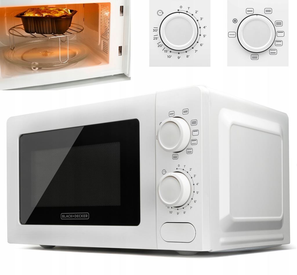 MIKROFALÓWKA Kuchenka Mikrofalowa MIKROFALA+GRILL - 13289547597 ...