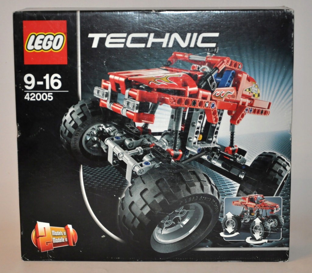 Lego Technic 42005 Monster Truck 2w1 - 11325113050 - oficjalne archiwum ...