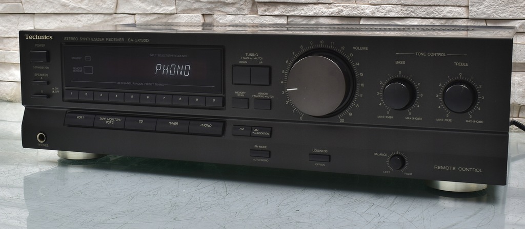 TECHNICS SA-GX130D Amplituner Stereo - 12631727654 - oficjalne archiwum Allegro