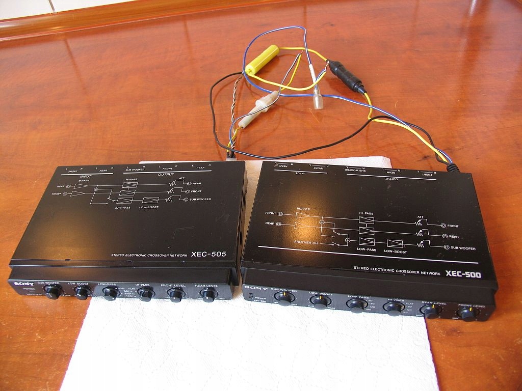 SONY XEC-500 + SONY XEC-505 Crossover ''Vintage'' - 8421449530 ...