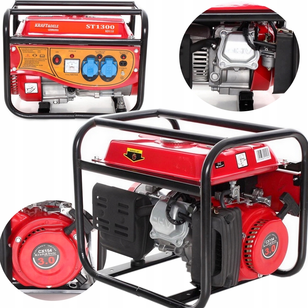 Agregat Prądotwórczy 1500W 3KM 230 Generator Prądu - 13025016652 - oficjalne archiwum Allegro