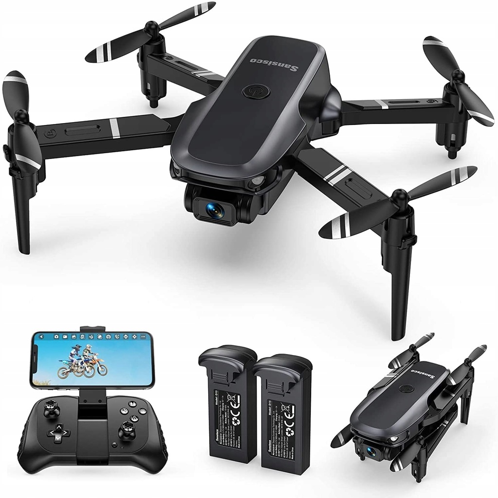 Mini dron z kamerą SANSISCO D15 - 12988355329 - oficjalne archiwum Allegro