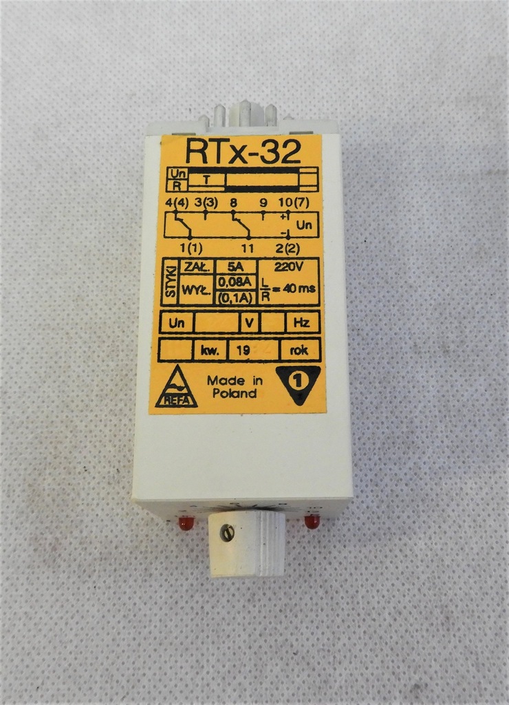 Przekaźnik czasowy RTx - 32 1-12 x 10s 220V 50Hz - 10046772264 ...