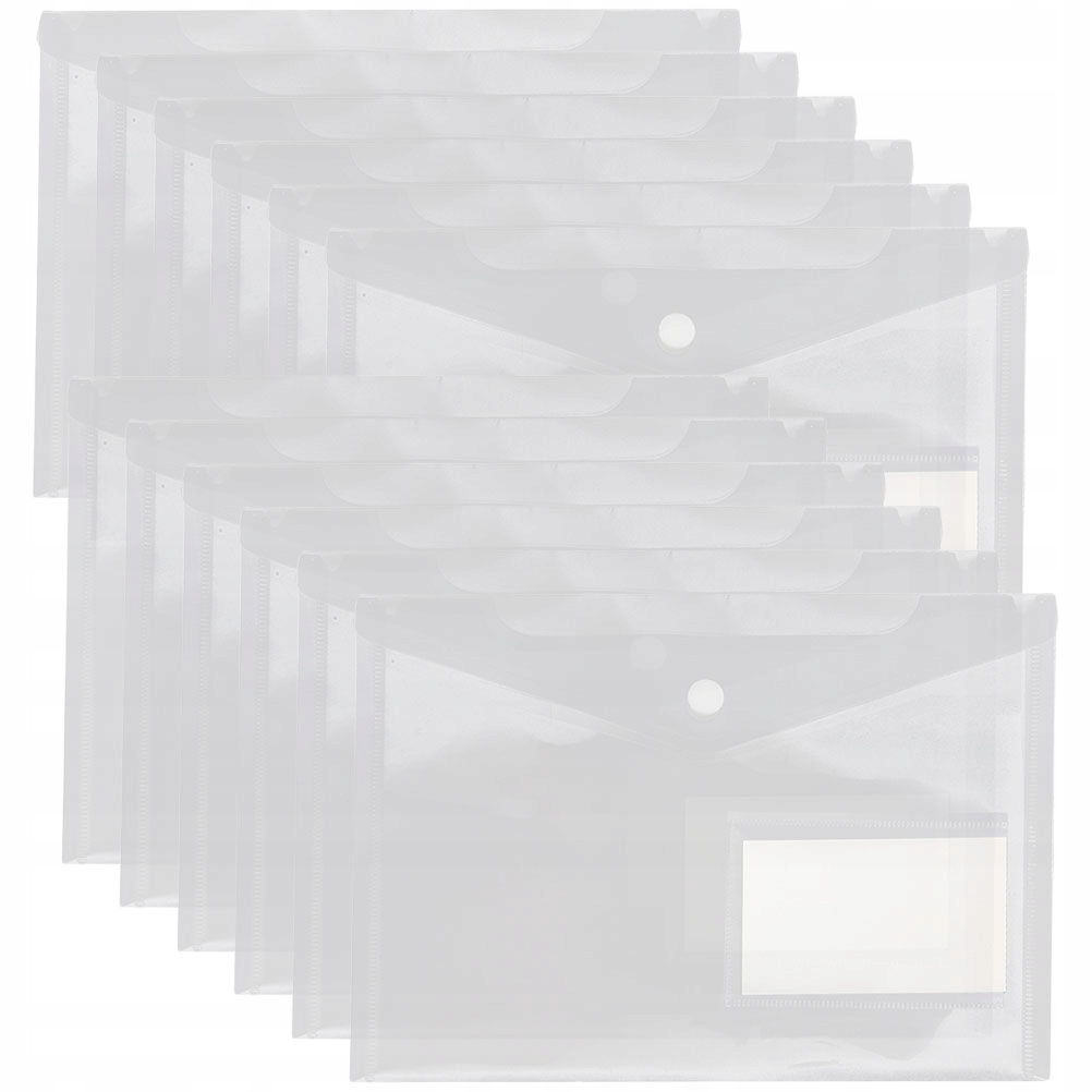 Clear File Folders A5 Envelopes Plastic Organizer - 14798084954 ...