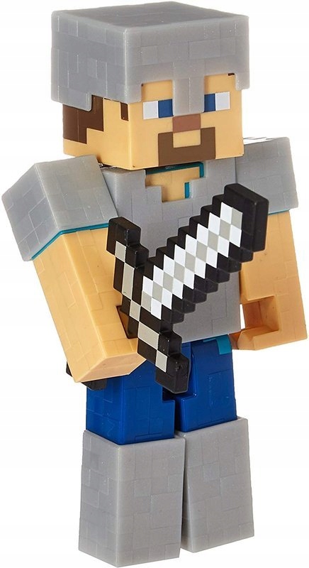 Minecraft Steve Figurka Stiw Maincraft z mieczem - 9106791102 ...