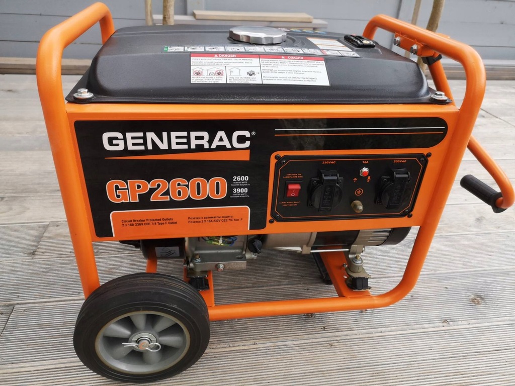 Agregat prądotwórczy Generac GP2600 - 12055171900 - oficjalne archiwum ...