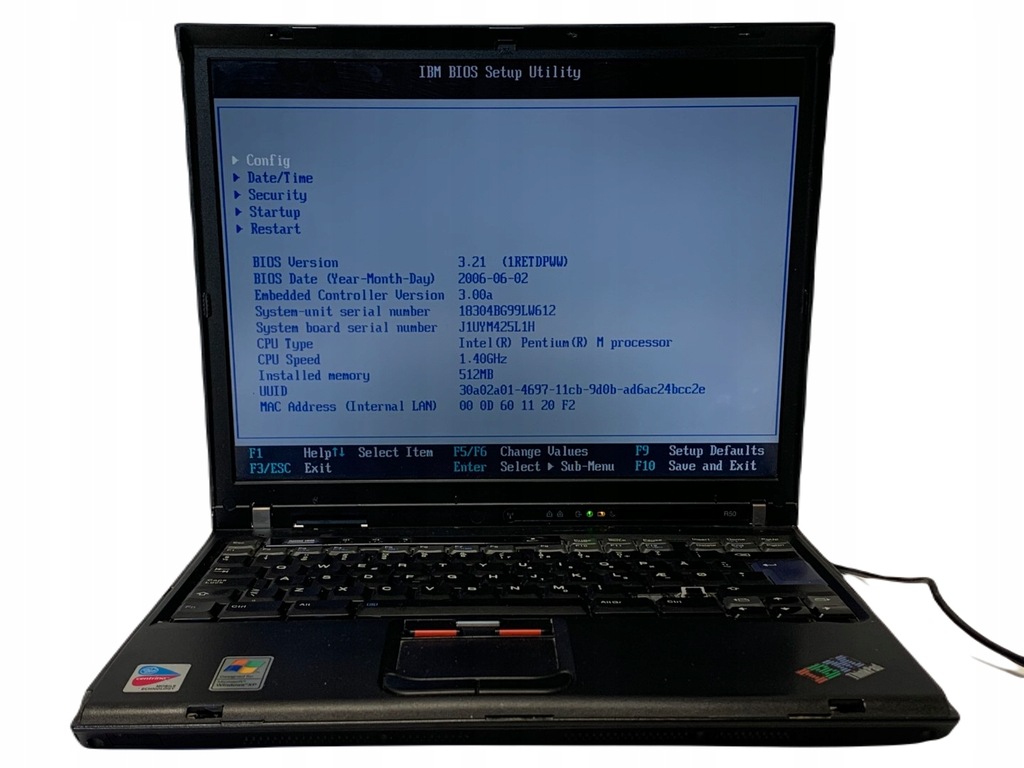 IBM ThinkPad R50 Intel Pentium M 512MB BIOS OK H7 - 13132699091 ...