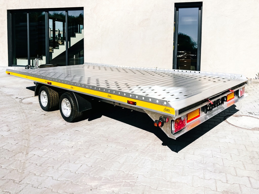 Laweta, Przyczepa Ultralekka 4.55m ,Producent Gromex ,100% Aluminium ...