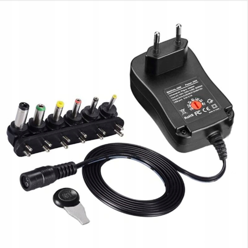 Zasilacz uniwersalny 3V 4,5V 6V 7,5V 9V 12V 1A - 8447059291 - oficjalne archiwum Allegro