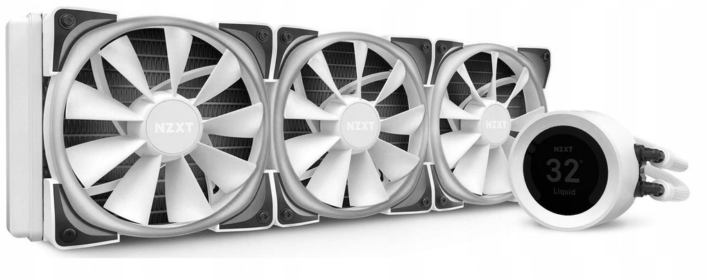 CHŁODZENIE WODNE NZXT KRAKEN Z73 RGB WHITE 3x120mm RL-KRZ73-RW) (U ...