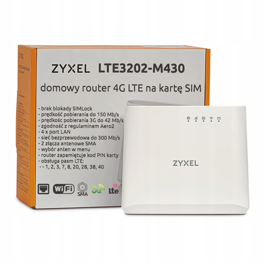 Domowy Stacjonarny router 3G 4G LTE na kartę SIM - 11543632406 ...