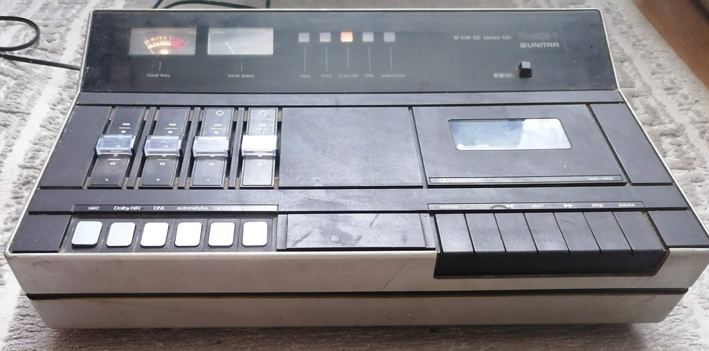 Magnetofon kasetowy Unitra FINEZJA 1 M 536 SD - 13946695152 - oficjalne ...