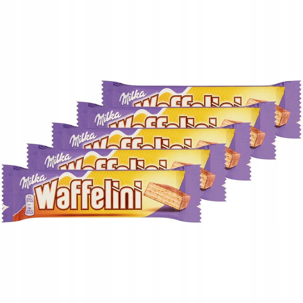 Milka Waffelini Wafelek oblany czekoladą mleczną p - 13181107108 ...