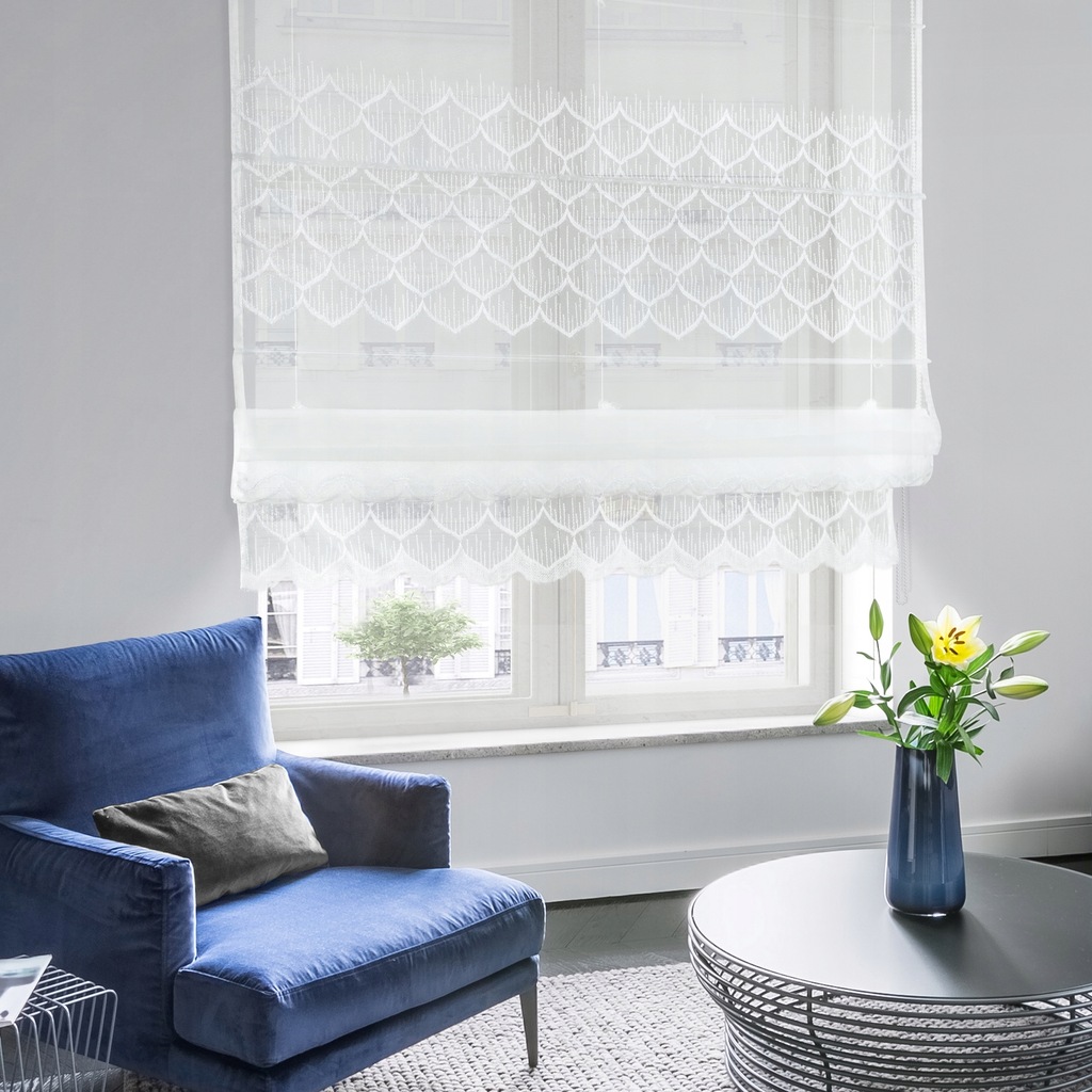 ROLETA RZYMSKA BIAŁA ROL/RZ/A/GR0X/01 160X170 - 11394957100 - oficjalne archiwum Allegro