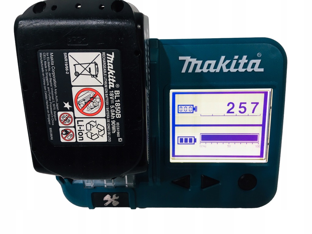 Makita BL1850B AKUMULATOR BATERIA 18V 5,0AH - 12843030168 - oficjalne archiwum Allegro