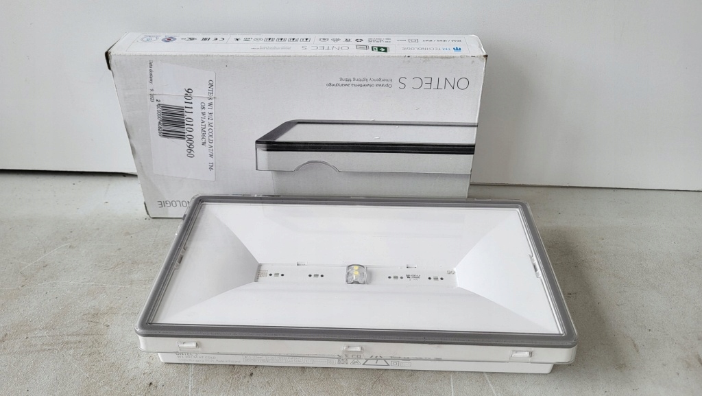 NOWA OPRAWA OSWIETLENIA AWARYJNEGO ONTEC S W1 302 MAT GWARANCJA KONIN ...