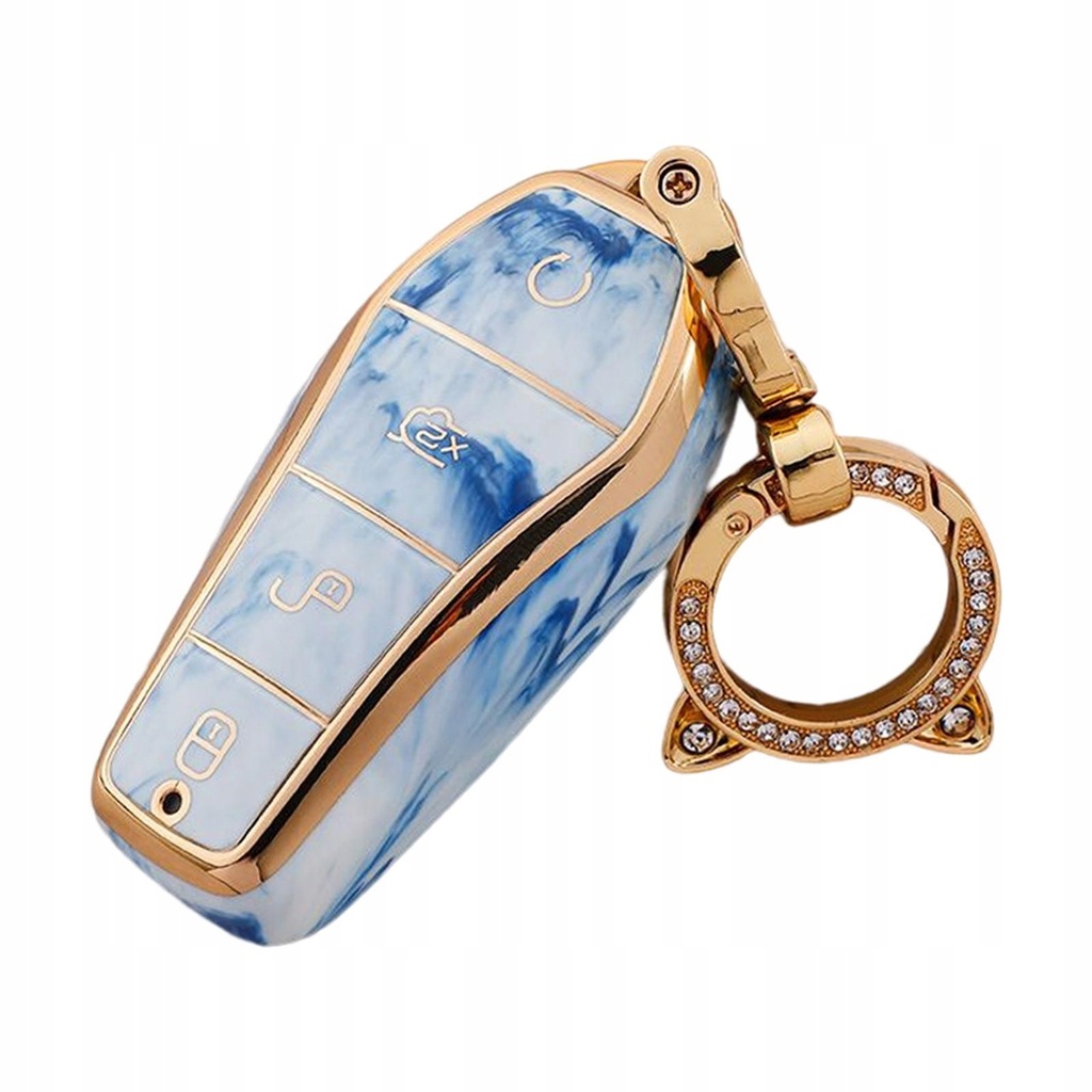 Stylish Key Fob Cover Case Blue Keyring - 13499551303 - oficjalne ...