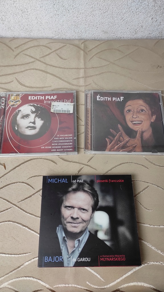 Edith Piaf CD Michał Bajor Immortal Piaf zestaw - 14035219539 - oficjalne archiwum Allegro