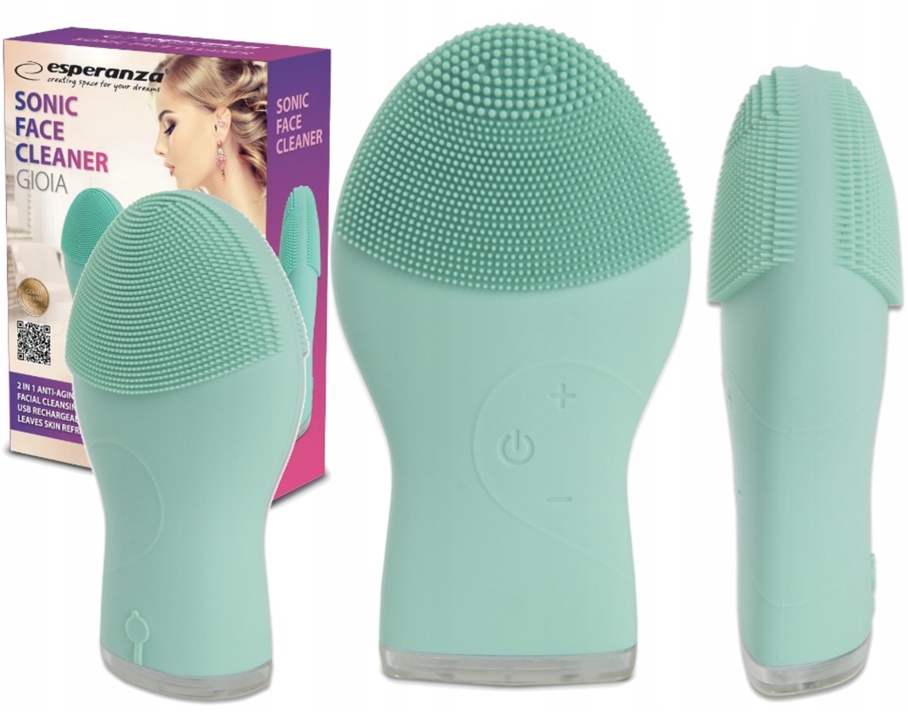 SZCZOTECZKA SONICZNA MYJKA DO PIELĘGNACJI TWARZY - 12843367793 - oficjalne archiwum Allegro