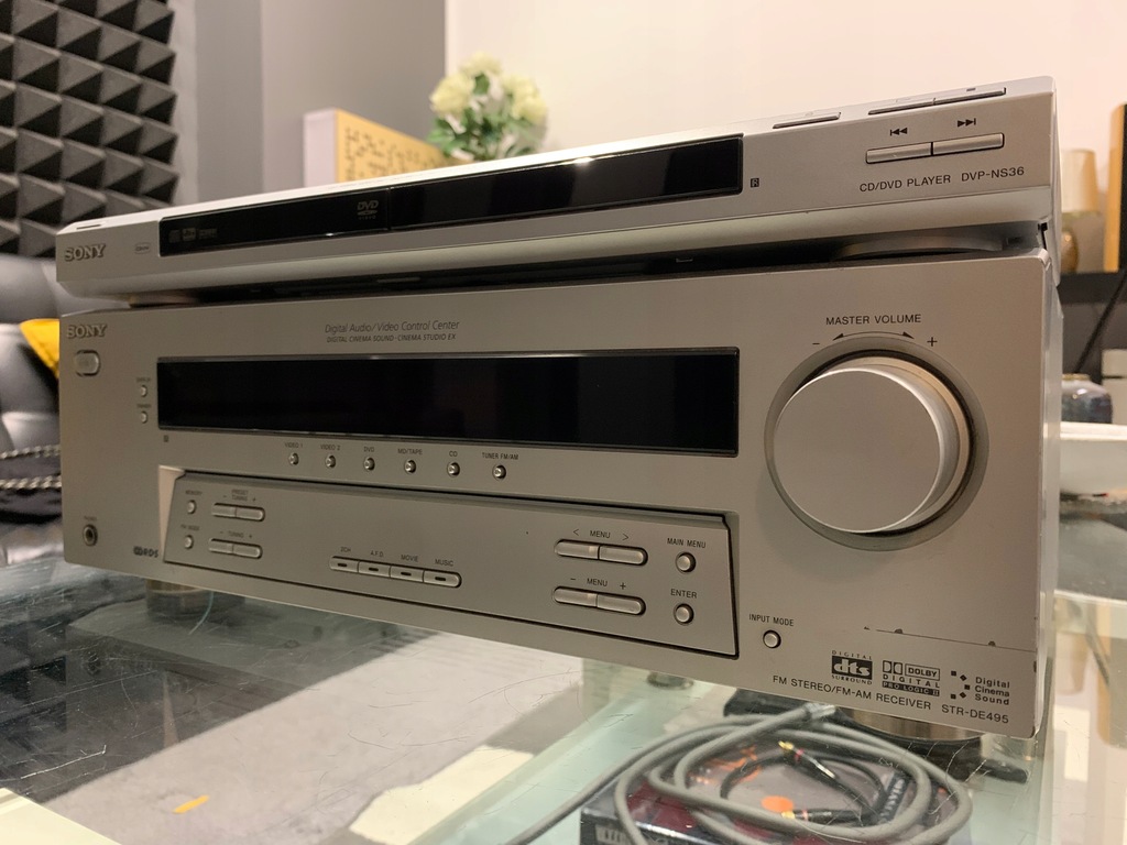 Amplituner Sony STR-DE495 5x100W DTS Pilot Komplet Okazja - 15012143620 ...