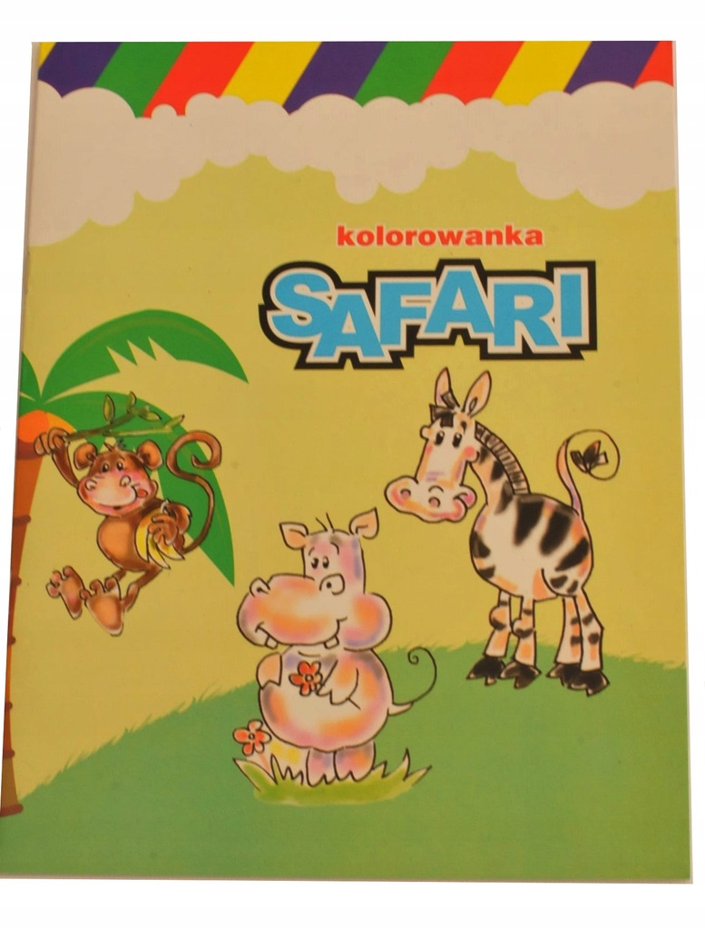 Kolorowanka malowanka Safari zwierzęta A4 - 13547702940 - oficjalne archiwum Allegro