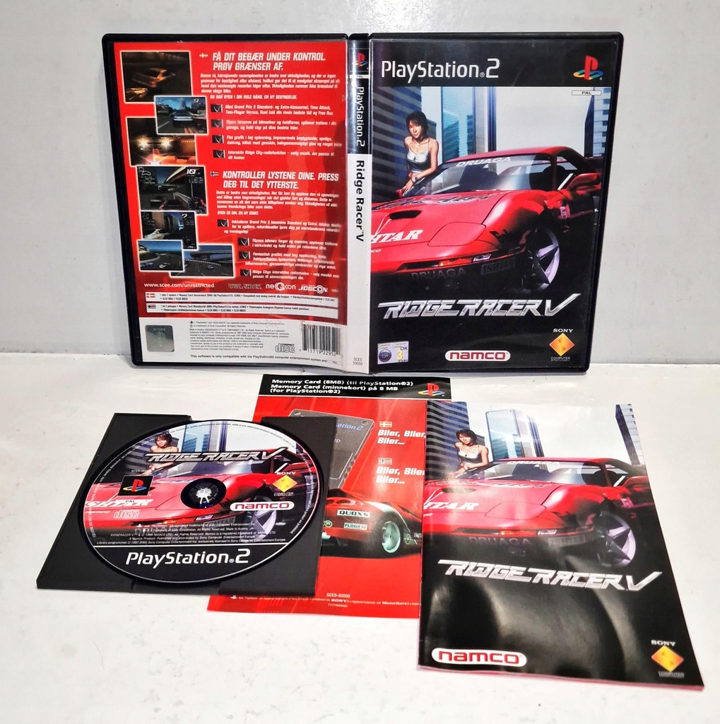GRA RIDGE RACER V PS2 - 15184414809 - oficjalne archiwum Allegro