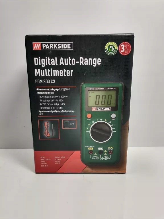 MIERNIK CYFROWY PARKSIDE PDM 300 C3 - 12488455353 - oficjalne archiwum Allegro