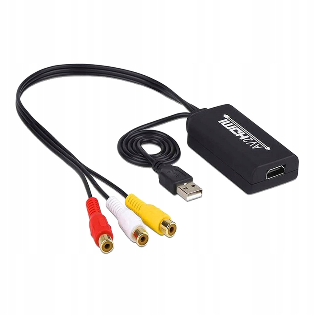 3RCA CVBs HDMI na RCA Adapter do kabla Konwerter - 10497466401 ...