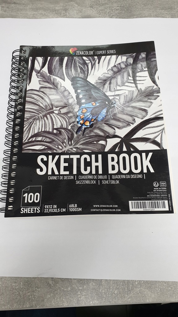 zenacolor zeszyt do szkicowania 22,9x30,5 100 kart - 11739044739 ...