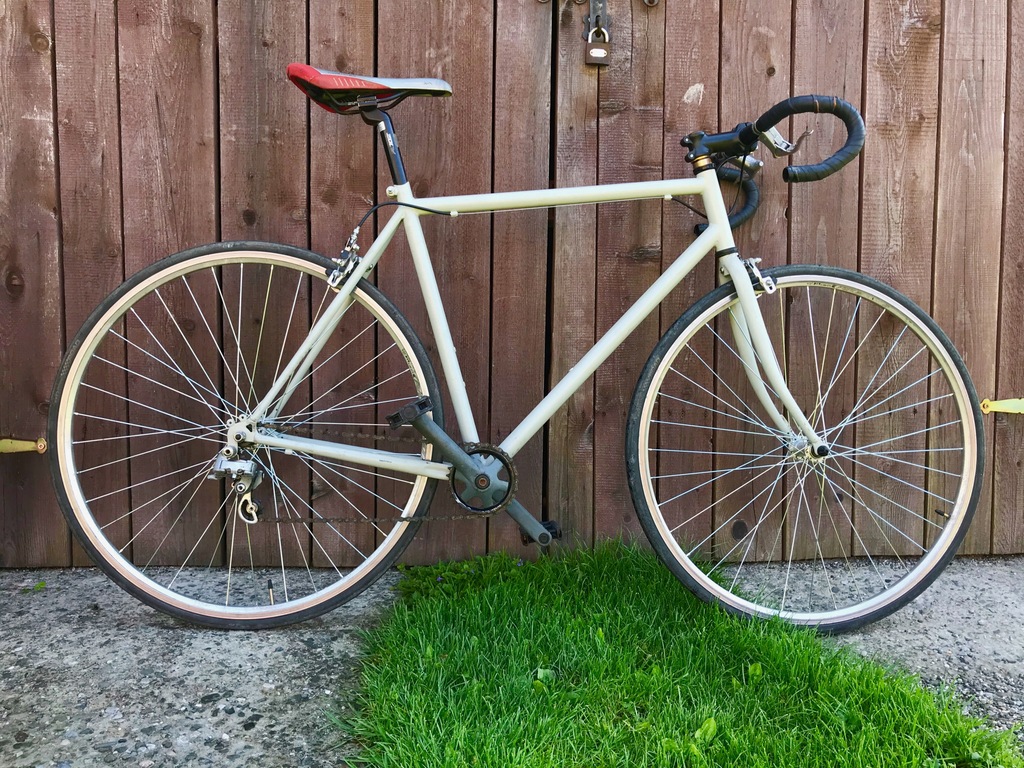 Rower szosowy - single speed - 8164362845 - oficjalne archiwum Allegro