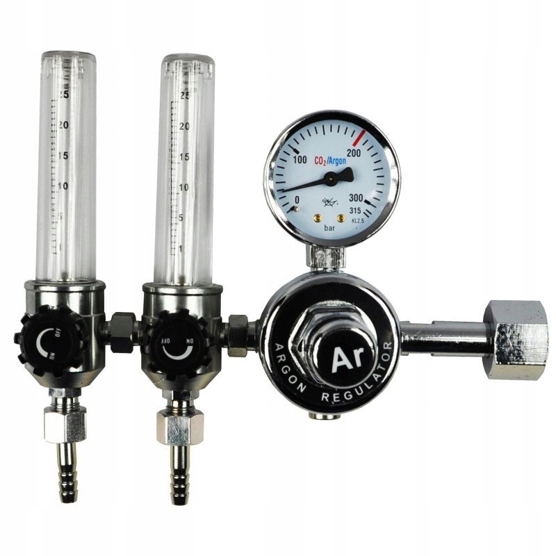 REDUKTOR do butli ARGON CO2 Z 2 ROTAMETRAMI TIG - 11509295005 - oficjalne archiwum Allegro