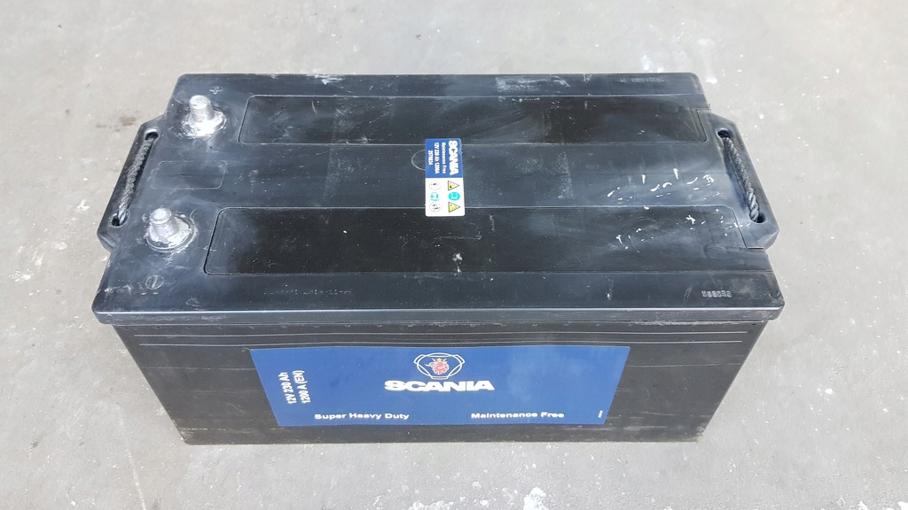 AKUMULATOR SCANIA 12V 230Ah 1200A - 11907935904 - oficjalne archiwum ...