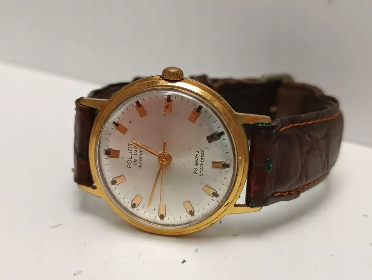 POLJOT DE LUXE 29 JEWELS AUTOMATIC POZŁACANY - 16023961847 - oficjalne archiwum Allegro