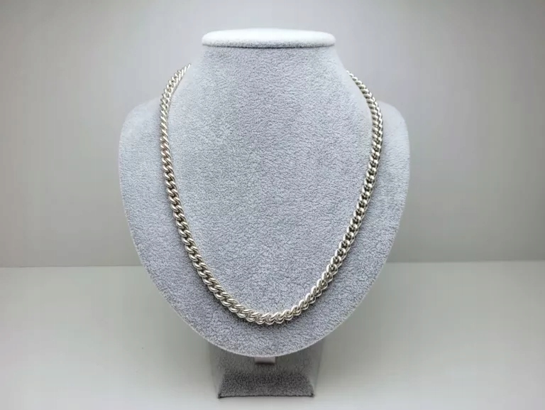 SREBRNY ŁAŃCUSZEK 66,96G PR.925 DŁ.50CM - 14016791169 - oficjalne archiwum Allegro