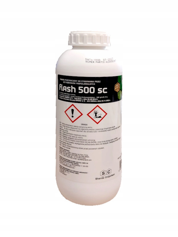 Flash 500 SC 1l Środek na chwasty Sharda diflufenikan DFF herbicyd ...