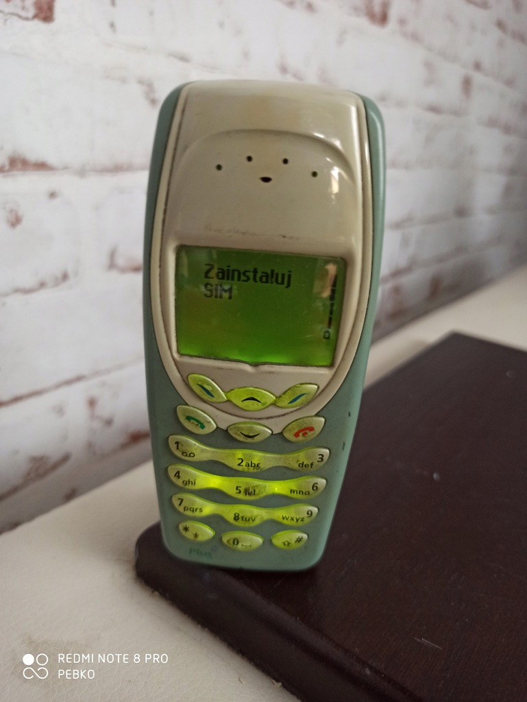 ZIELONA NOKIA 3410 NHM-2NX MADE IN GERMANY PL MENU - 13392486232 ...