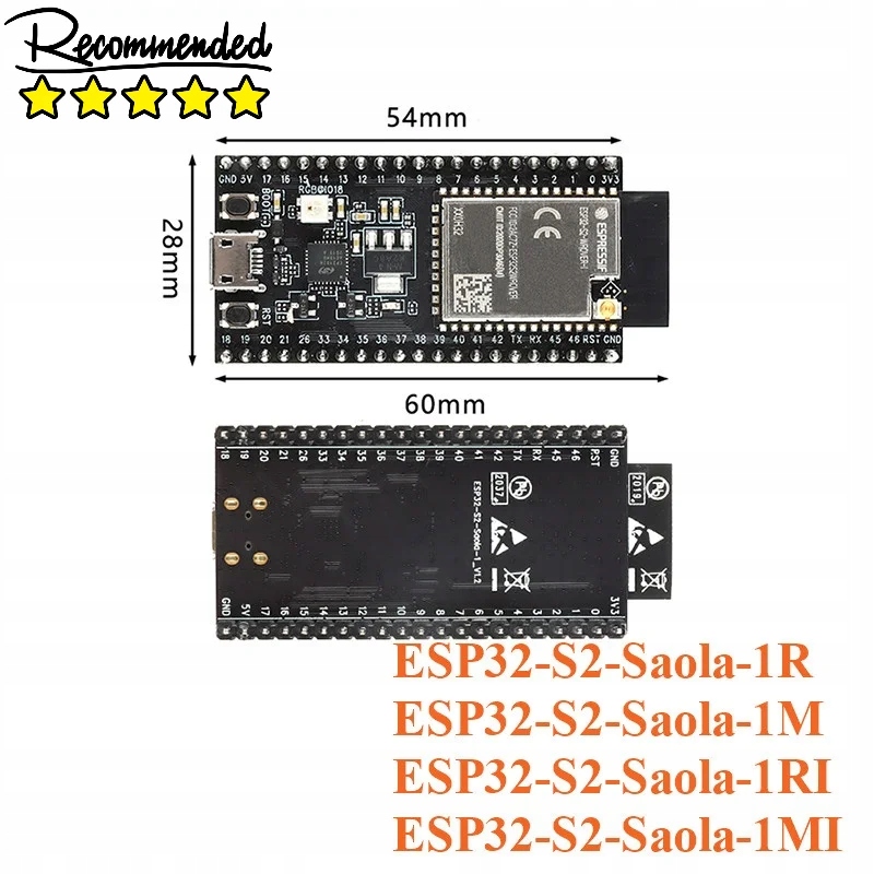 ESP32 S2 Saola płyta modułu rozwojowego ESP32-S2-Saol-1RI ESP32-S2-Saola-1M - 15576171029 ...