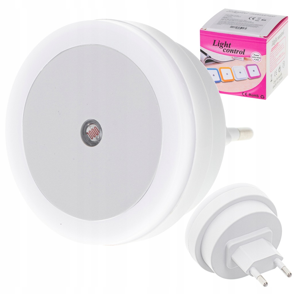 Lampka nocna do kontaktu LED czujnik zmierzchu - 12888211245 - oficjalne archiwum Allegro