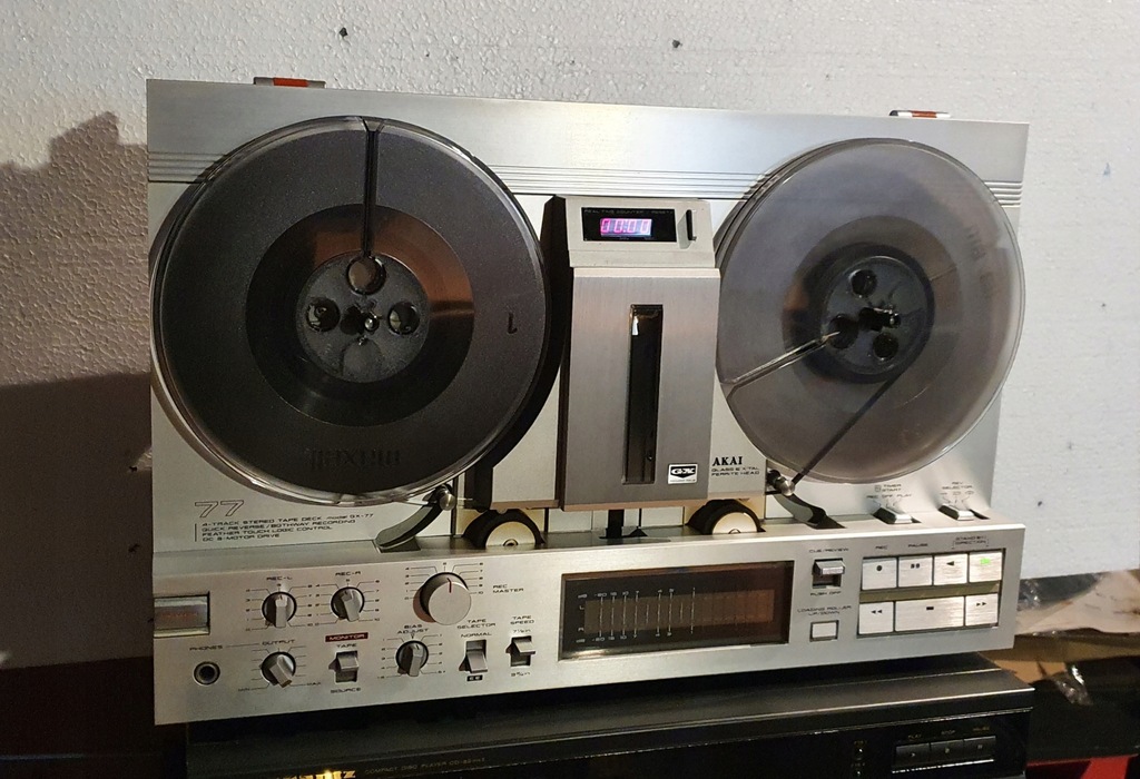 Magnetofon szpulowy AKAI GX-77 + manual - 11809735471 - oficjalne archiwum Allegro