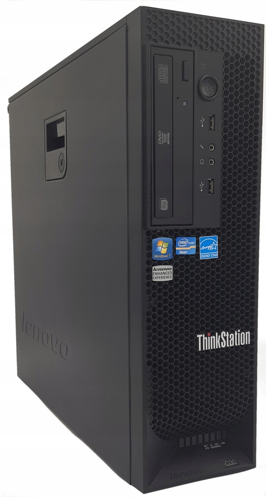 Lenovo ThinkStation C30 XeonE5-2620/8GB/480SSD/W10 - 12111366650 - oficjalne archiwum Allegro
