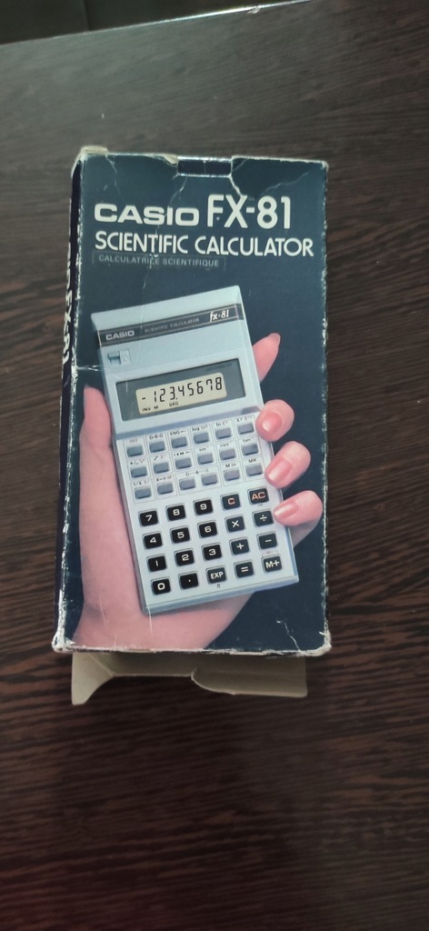 Kalkulator naukowy CASIO FX-81 - 13995197819 - oficjalne archiwum Allegro