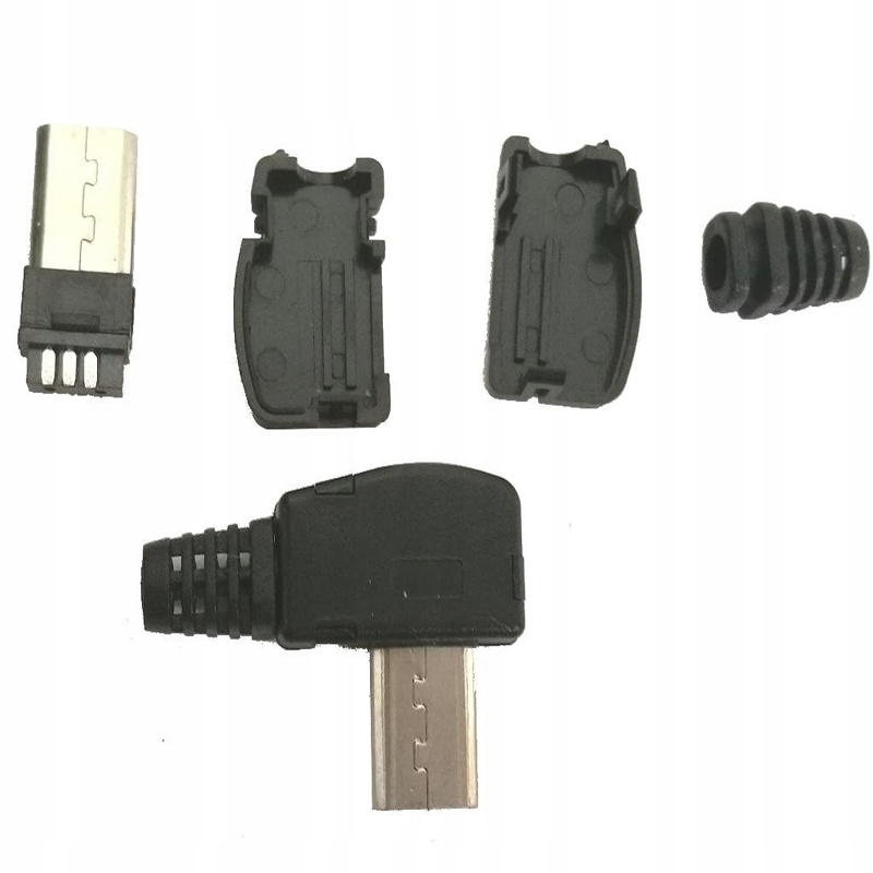 MICRO USB TYPU B KĄTOWY WTYCZKA NA KABEL - 11800556346 - oficjalne ...
