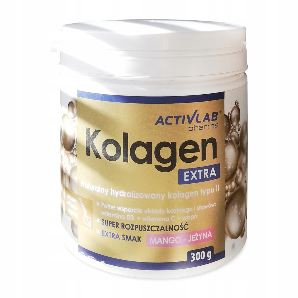 ACTIVLAB KOLAGEN TYPU II 300g STAWY WCHŁANIANIE - 8425623452 - oficjalne archiwum Allegro